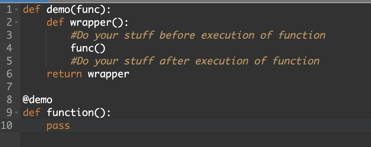 DECORATORS IN PYTHON - StatusNeo