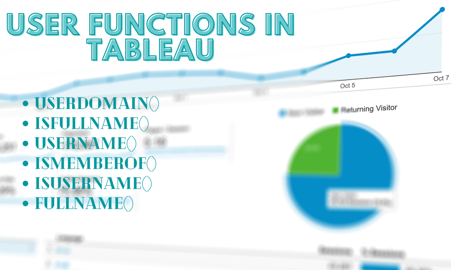 User Functions in Tableau | Row Level Security - StatusNeo